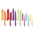 Classic Cuisine 14 Pc Colored Knife Set - Stainless Steel Blades ...