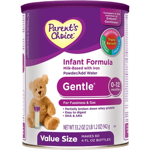 Parent's Choice Gentle Milk-Based with Iron Infant Formula Powder, 33.2 ...