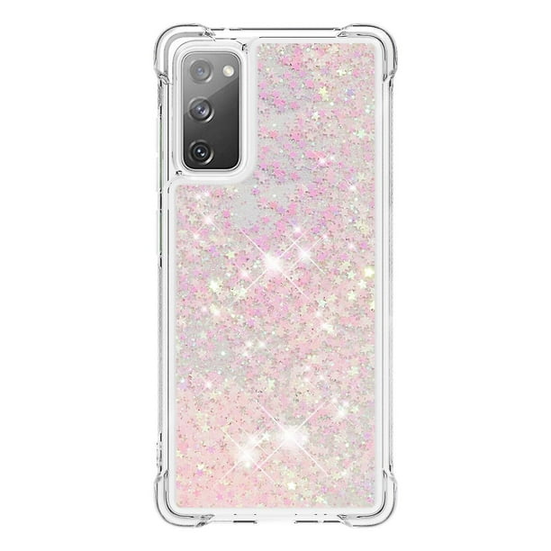 Samsung Galaxy S20 Fe 4g/5g Case Glitter Liquid Transparent Sparkly Shiny Bling Crystal Clear ...