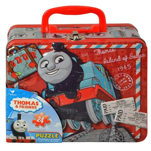 Thomas Large Lunch Tin Box with 24pc puzzle inside - Walmart.com