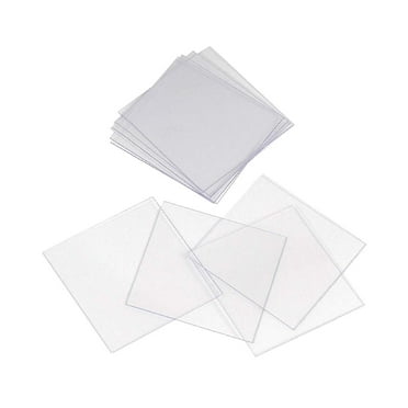 AmScope 72 Pre-Cleaned Blank Microscope Slides and 100 22x22mm Square ...