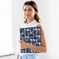Wobogo Blueberry Plaid File Folders Set of 2 Extra Large Capacity to ...