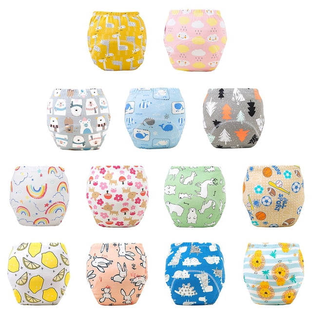 Esho Infant Baby Boy Girl Ultra-Soft Cotton Training Pants Underwear ...