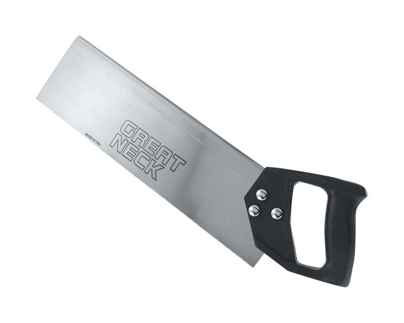 Great Neck 14 in. High Carbon Steel Mitre Back Saw 12 TPI - Walmart.com