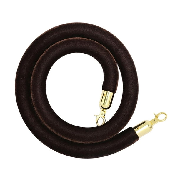 DYNWAVECA 1Piece Rope 1.5 VIP with Stainless Steel Hooks Snap Stanchion ...