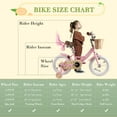 RULLY Lemon Kids Bike 12 Inch Bicycle for Girls Ages 2 3 4 Years, Girl ...