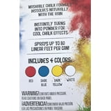 Testors Washable Spray Chalk Set - Temporary Decorative Primary Colors ...