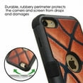 for iPod Touch 5th 6th 7th Gen - Basketball Armor Hard & Soft Rubber ...