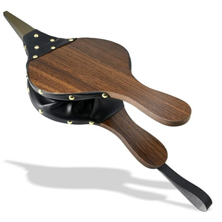 Fireplace Bellows, Fireside Blower Wood Grain Air Blower Fireplace ...