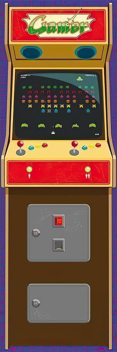 The Arcade Gamer - Door Poster / Print (Arcade Game Console) (Poster ...