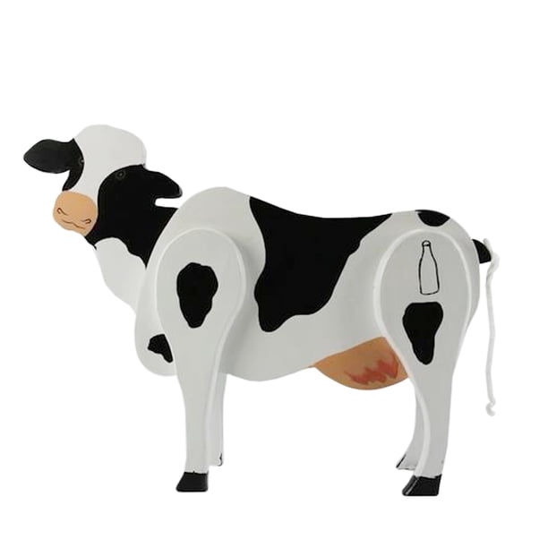 Scaasis Ms. Cow Wooden Candy Dispenser Funny Toy - Poops Candy ...