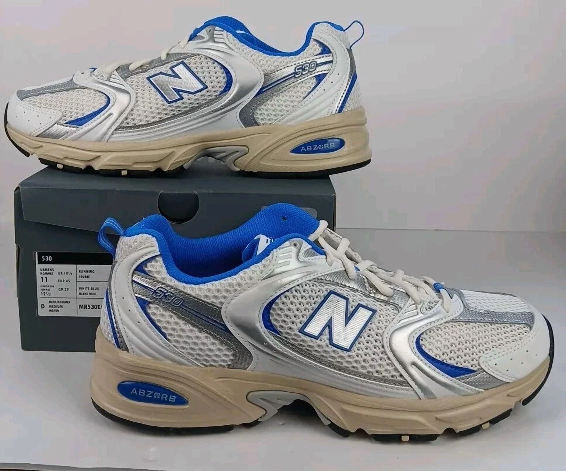 New Balance 530 White Blue Men’s Size US 11 Running Shoes Sneaker ...