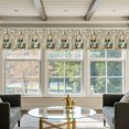 Black Birds Birdcage Valances for Windows Blue Flowers Retro Background ...