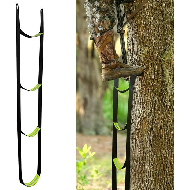 3 Step Climbing Aider for Hunting, Climbing Stick Aider - Webbing Rope ...