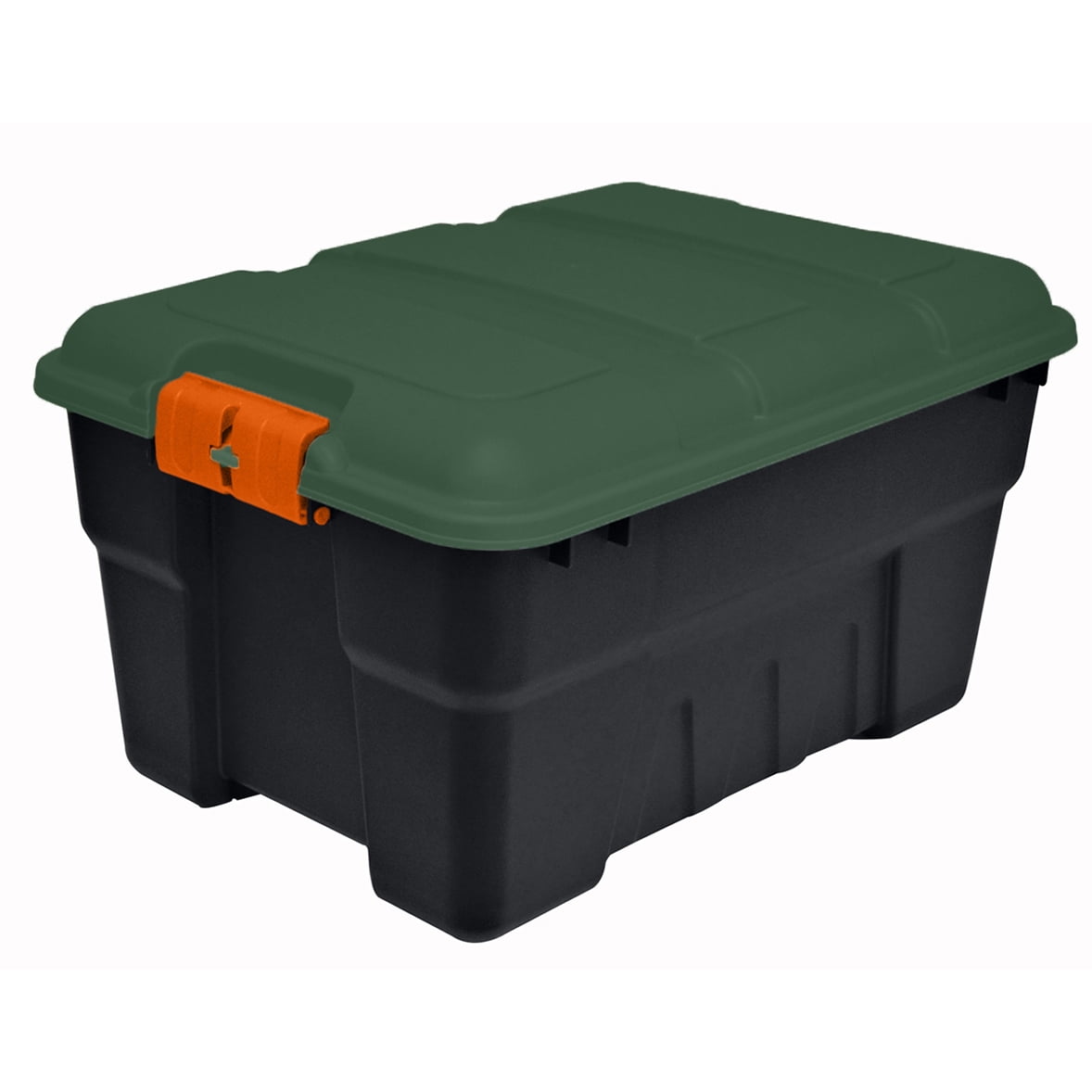 Rubbermade 14 Gallon Storage Tote, Pack N Go, Plastic, Built-In Handles ...