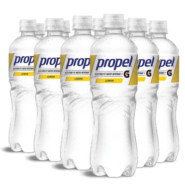 Propel, Black Cherry, Zero Calorie Water Beverage with Electrolytes ...
