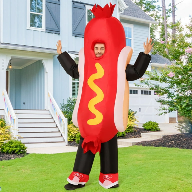 Carnival Party Costumes 3D Sausage Hot Dog Costume - Adult & Kid ...