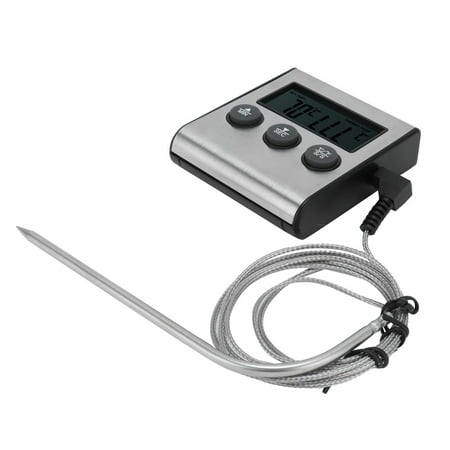 Digital Meat Thermometer, Cooking Tool BBQ Thermometer Home Retractable ...