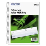 Rediform, RED51114, Follow-Up Voice Mail Log Book, 1 Each - Walmart.com