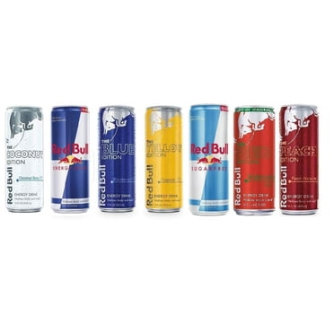 Red Bull Red, Amber, Yellow Edition Energy Drink Variety Pack, 8.4 fl ...