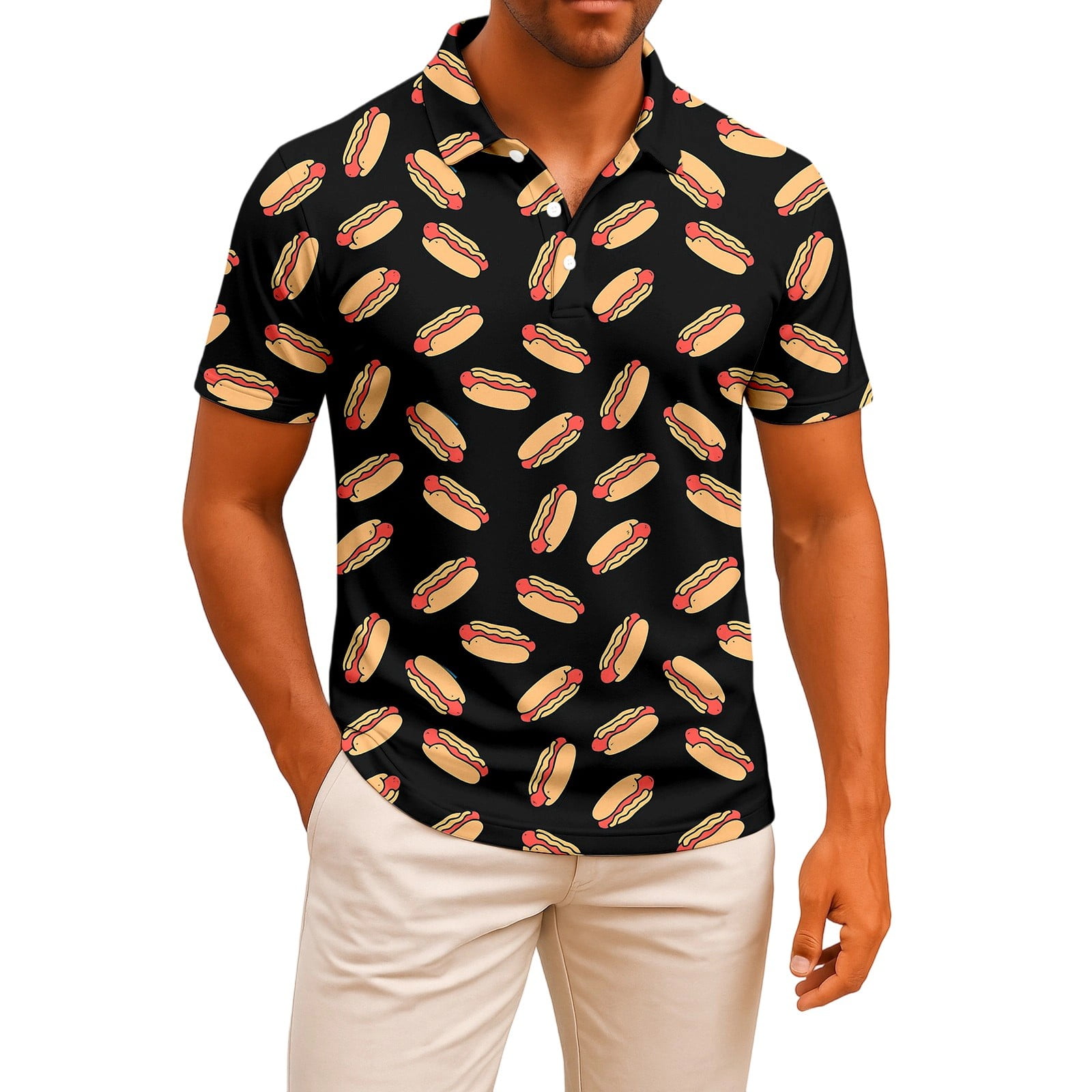 Click here for Shixiaoo Mens Casual Short Sleeve Shirt With Hot D... prices