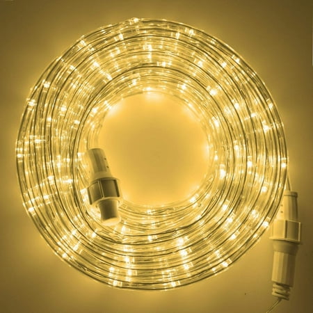 Twinkle Star LED Rope Lights Outdoor, 33 FT 240 LED, Low Voltage ...