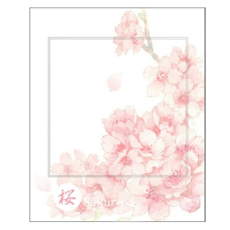 Romantic Cherry Notes Sticky Paper Lovely Message Notes Notepad Writing ...