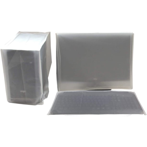 Computer Dust Cover, Monitor +Keyboard+CPU Tower Desktop 3 Pieces Set ...