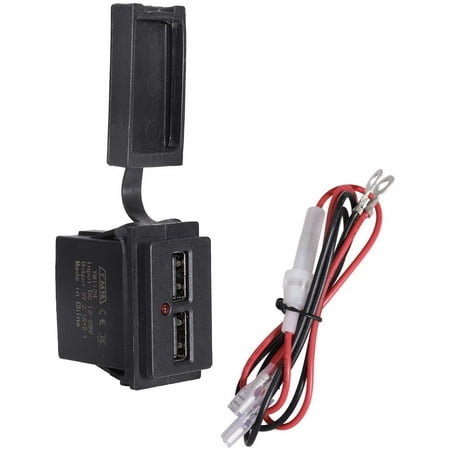 YM1124 Below Deck Panels Mini OLED Monitors Square Dual USB Car Charger ...