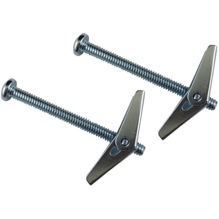 2 Pack 1/4" x 3" Zinc Plated Toggle Wing Anchors | Walmart Canada