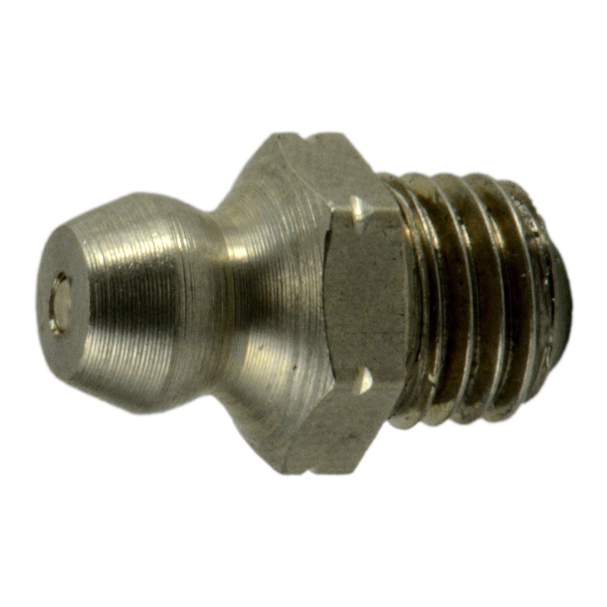 8mm-1.0 x 10mm x 16mm A2 Stainless Straight Grease Fittings (6 pcs ...
