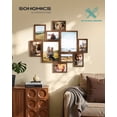 SONGMICS Collage Photo Frames, 10 Multi Picture Frames for Wall, Two ...