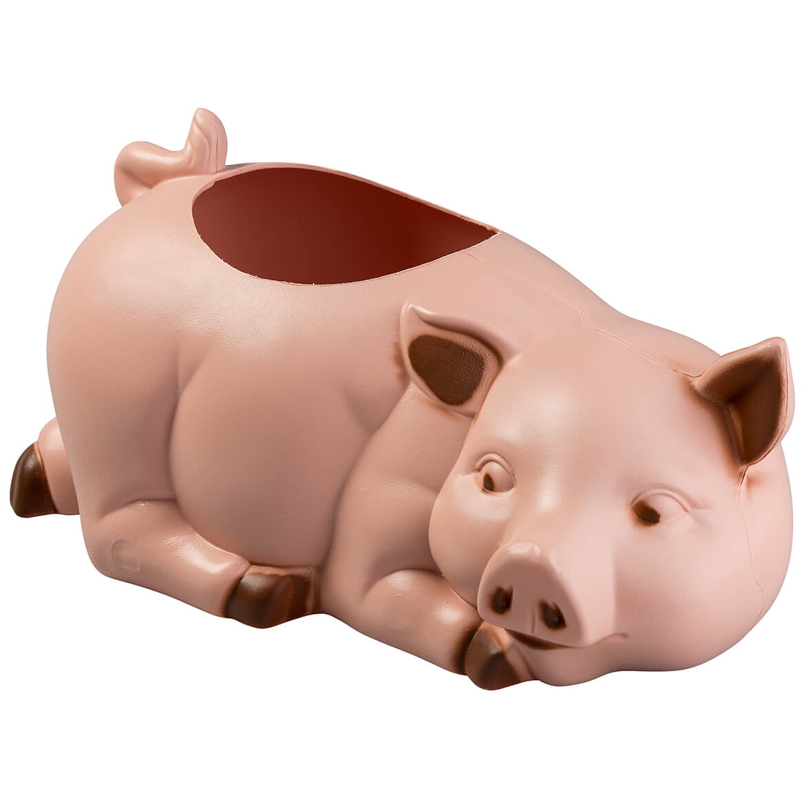 Union Plastic Pig Planter Garden, Pink - Walmart.com
