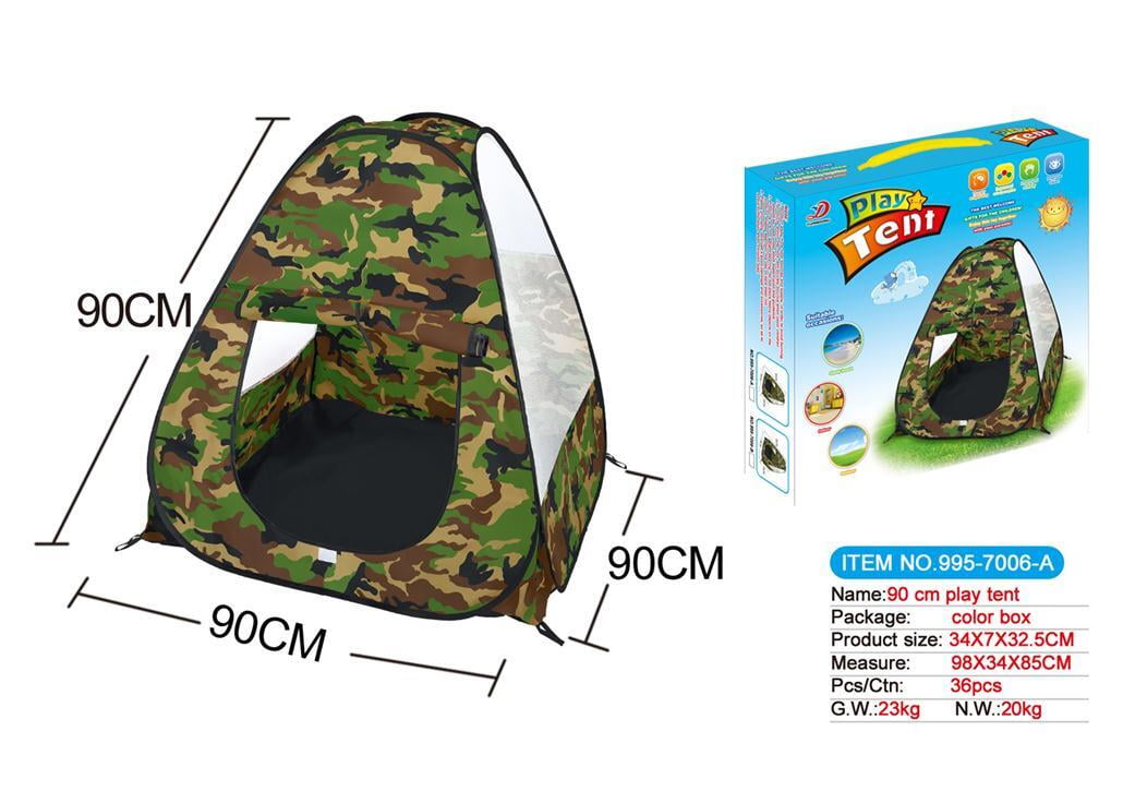 SUPER JOY Pop Up Play Tent Collapsible Army Indoor Outdoor Camouflage ...