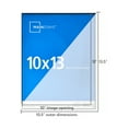 Mainstays 10x13 Front Loading Picture Frames, Black - Walmart.com