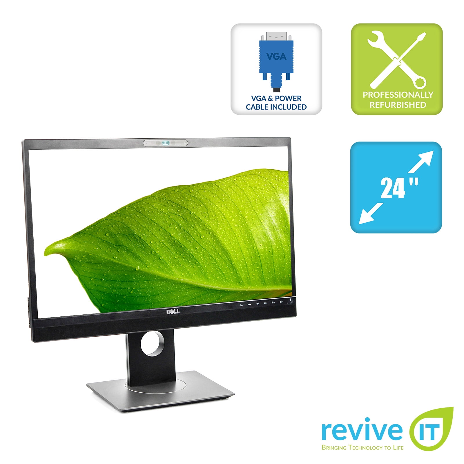 Used Dell P2418HZ 24" Widescreen 1920x1080 16:9 IPS LED Backlit Full HD ...