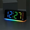 Color Changing Digital Clock Night Light With Quiet Operations Two ...