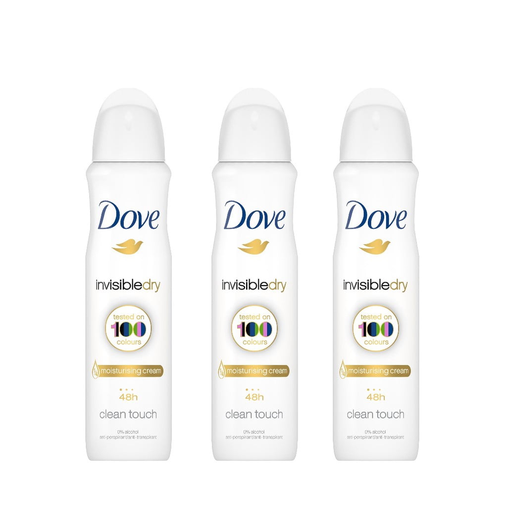 Dove Dry Spray Antiperspirant 48 hours, (Invisible Dry) Clean Touch ...