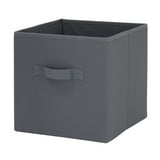 Mainstays Collapsible Cube Fabric Storage Bins (10.5" x 10.5"), 6 Pack ...