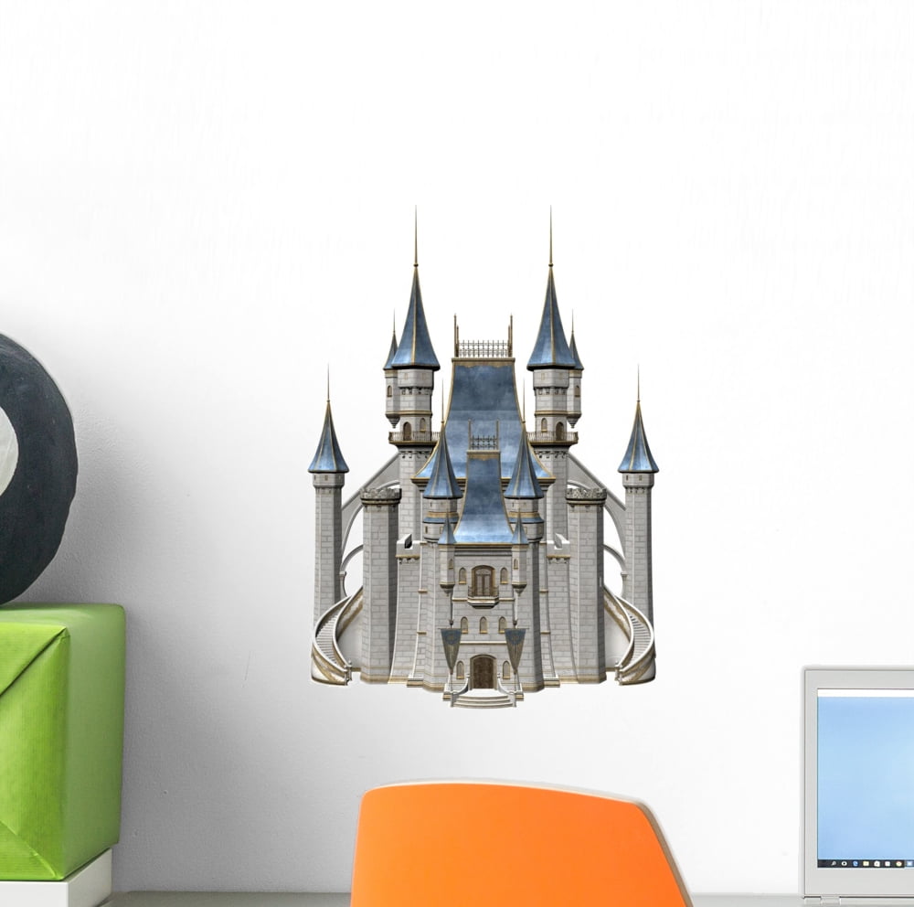 Fairy Tale Castle 3D Wall Decal Wallmonkeys Peel and Stick Decals for ...