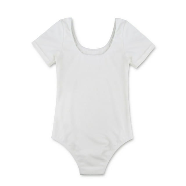 CHICTRY Girls Team Basic Ballet Dance Leotard Short Sleeve Gymnastics ...