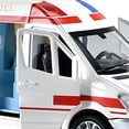 BESTSKY Ambulance Toy,Double Door Function Roadworthy Rescues,Pull Back ...