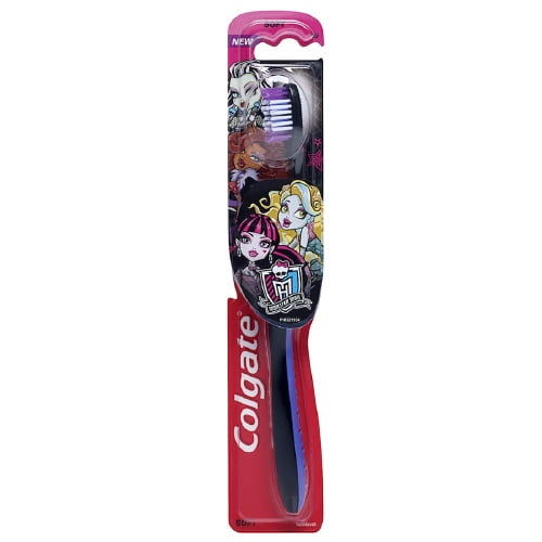 Colgate Kids Monster High Soft Toothbrush - 1 Ea, 2 Pack - Walmart.com
