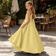 ersvoioy One Shoulder Flower Girl Dresses for Wedding Satin First ...
