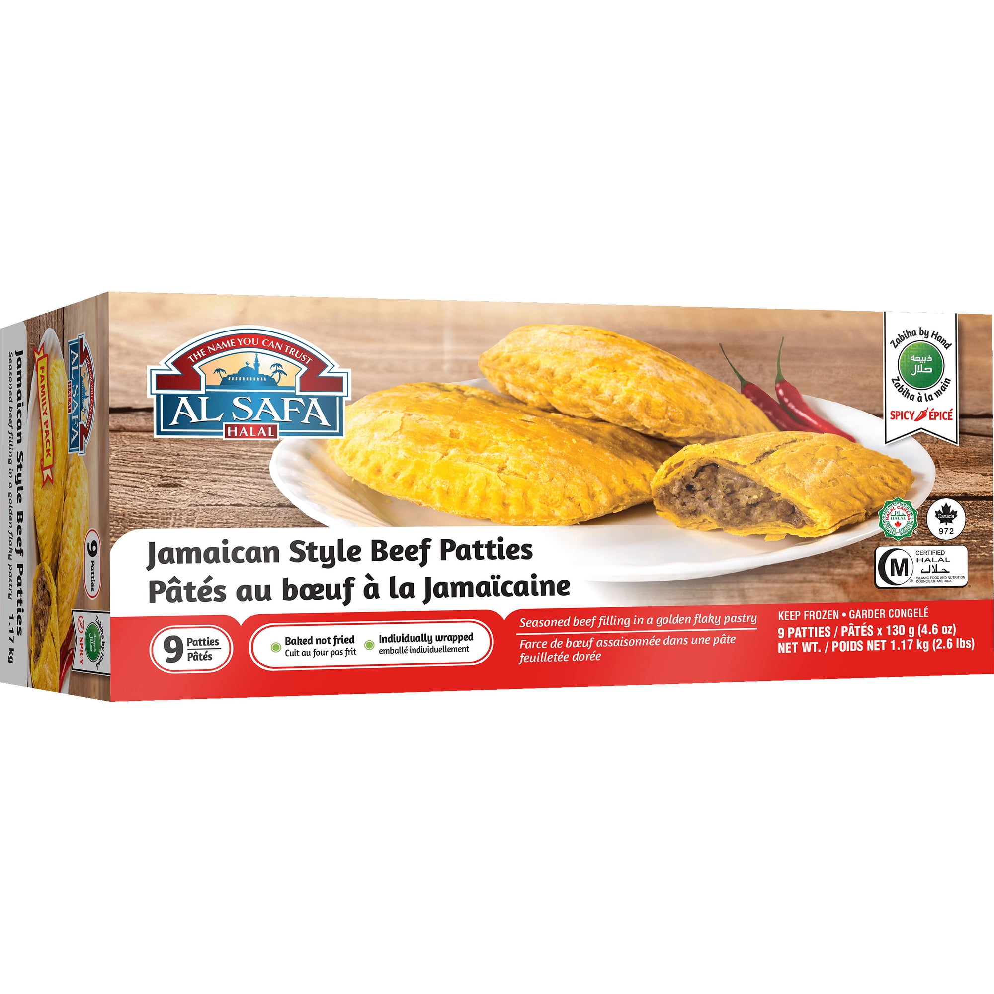 Click here for Al Safa Halal Jamaican Style Beef Patties 1170g prices
