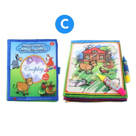 Farm Cartoon Magic Water Painting Painting Mat Magic Drawing Mats Cloth ...