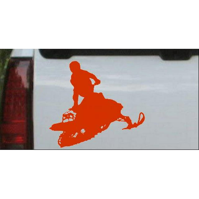 Snowmobile Trick Decal Car or Truck Window Decal Sticker - Walmart.com