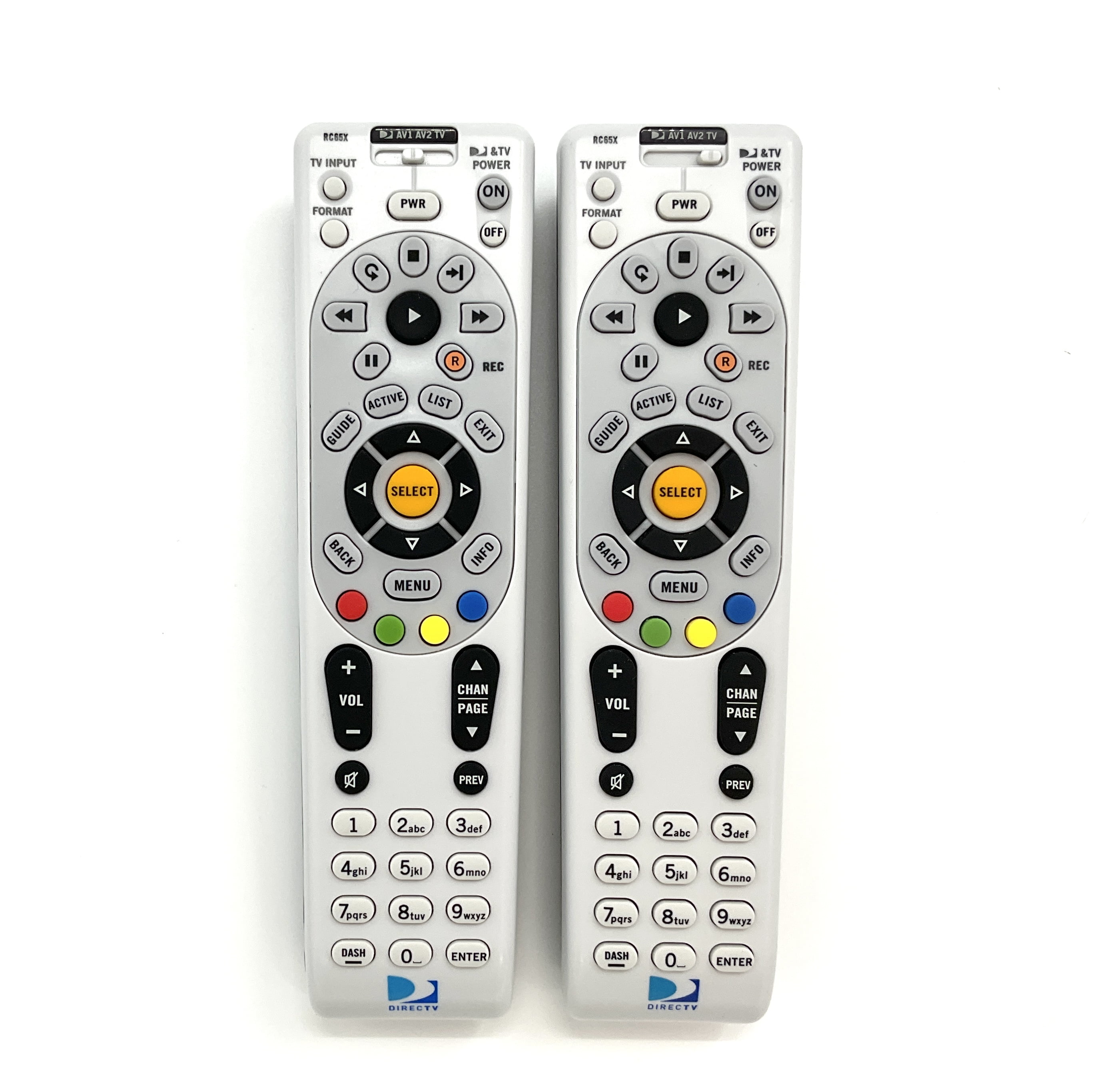 DirecTV RC65X Universal 4-Device IR Remote Control - New (2 Pack ...