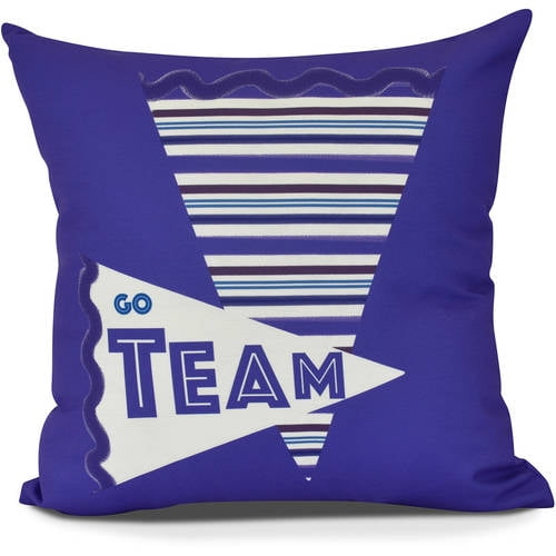 Go Team! Word Print Pillow - Walmart.com