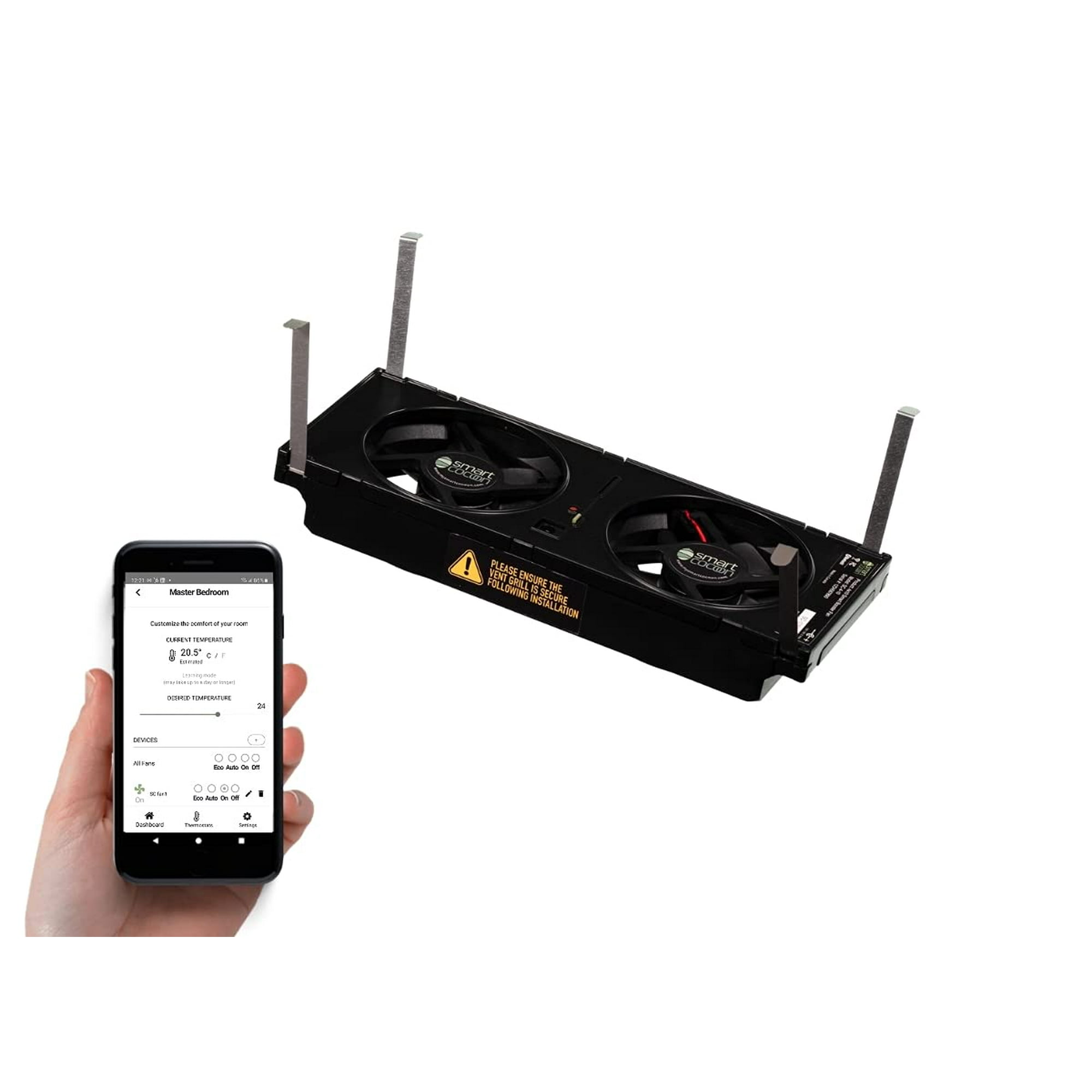 Click here for Smart Cocoon Smart Vent / Register Booster Fan 4x1... prices